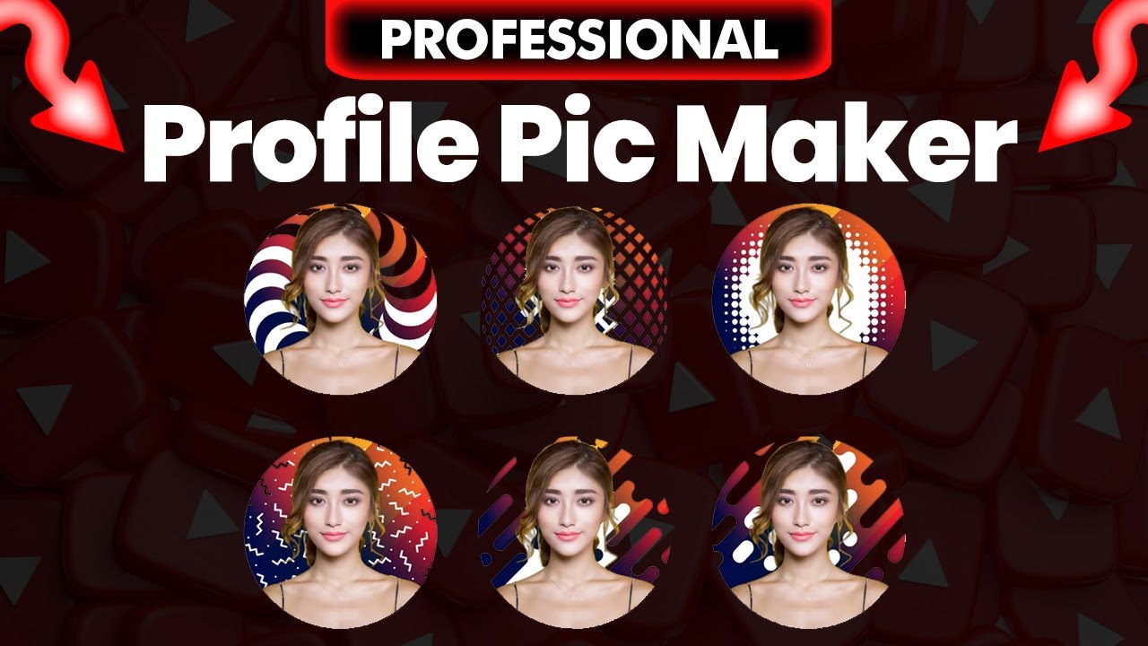 Professional Profile Pic Maker For Social Media Accounts | Youtube Profile Pic PFP Maker
