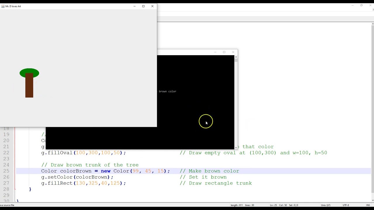 Java GUI 01 - First Example and Expanded