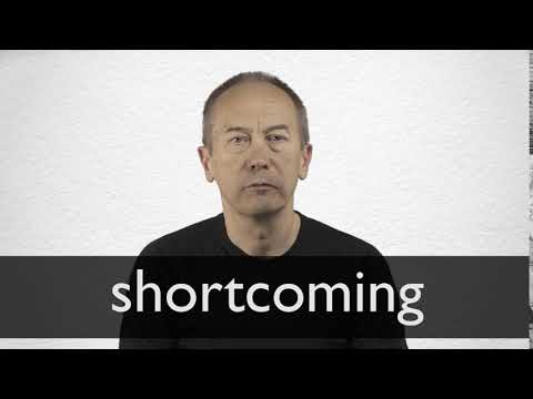 SHORTCOMING definition and meaning | Collins English Dictionary