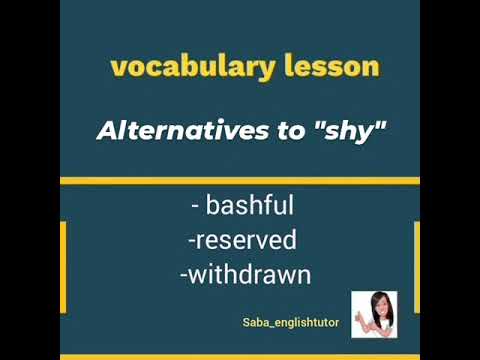 English vocabulary