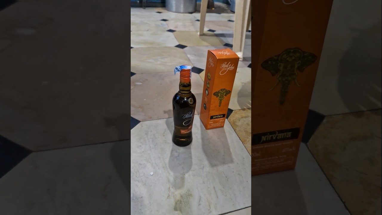 Paul john whisky Indian single malt 200ml for only ₹640