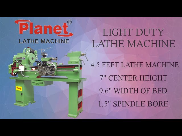 Light Duty Lathe Machine - Manual Light Duty Lathe Machine Manufacturer ...