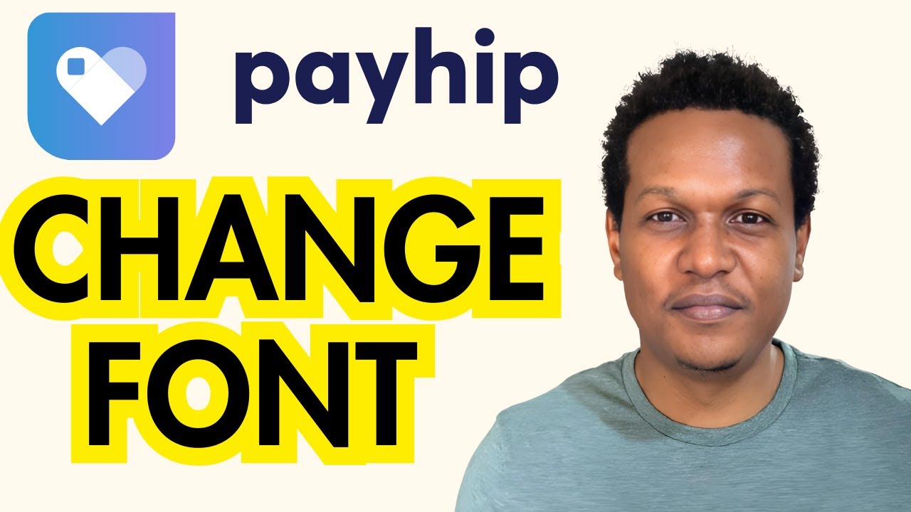 HOW TO CHANGE FONT TYPE IN PAYHIP