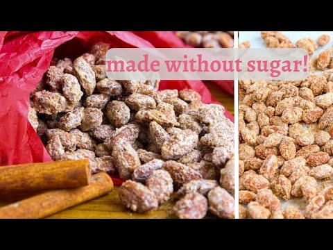 Candied Almonds | German Gebrannte Mandeln | LOW CARB | NO SUGAR ADDED