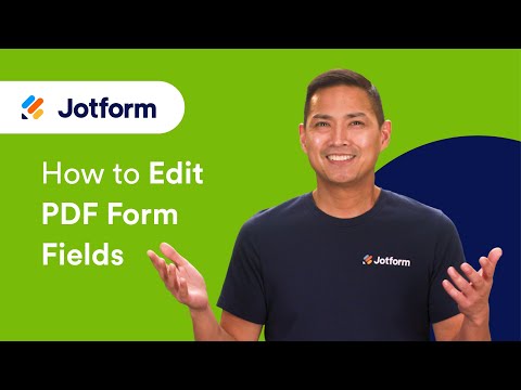 How to edit PDF form fields | The Jotform Blog