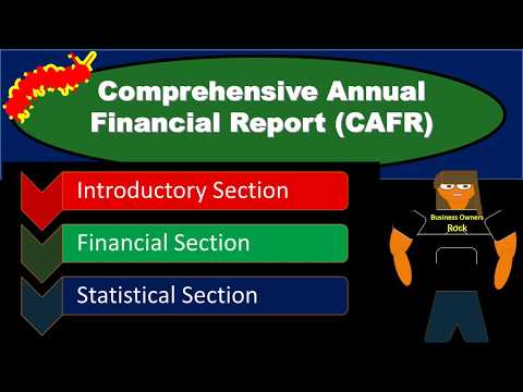 Comprehensive Annual Financial Report (CAFR)