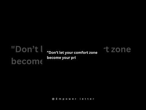 STOP Being Held Back by Comfort Zones