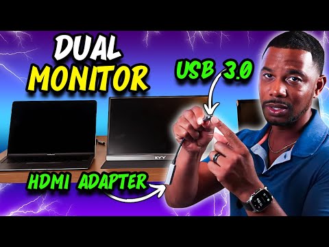 How To Connect Portable Monitor to Laptop | For Mac & PC
