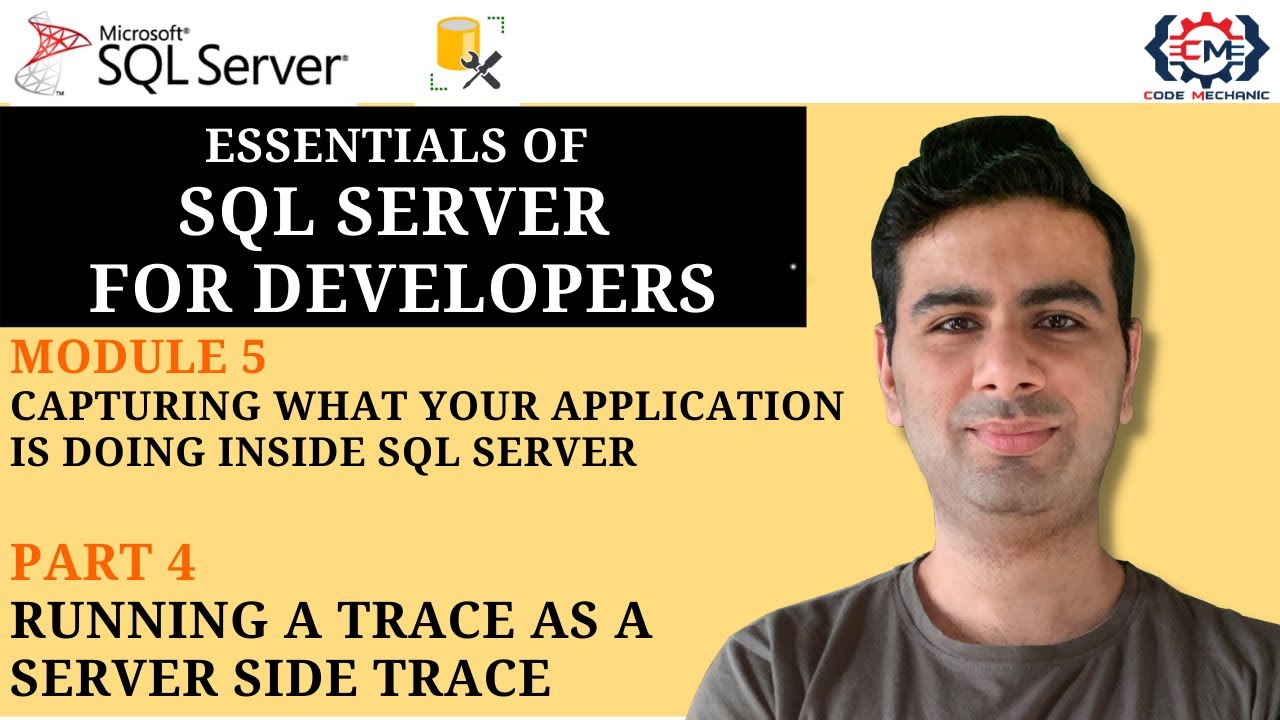 5.4 Running a Trace as a Server Side Trace