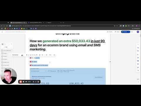 How We Added $50,003.43 In Revenue In 90 Days With Email And SMS Marketing For An Ecomm Brand.