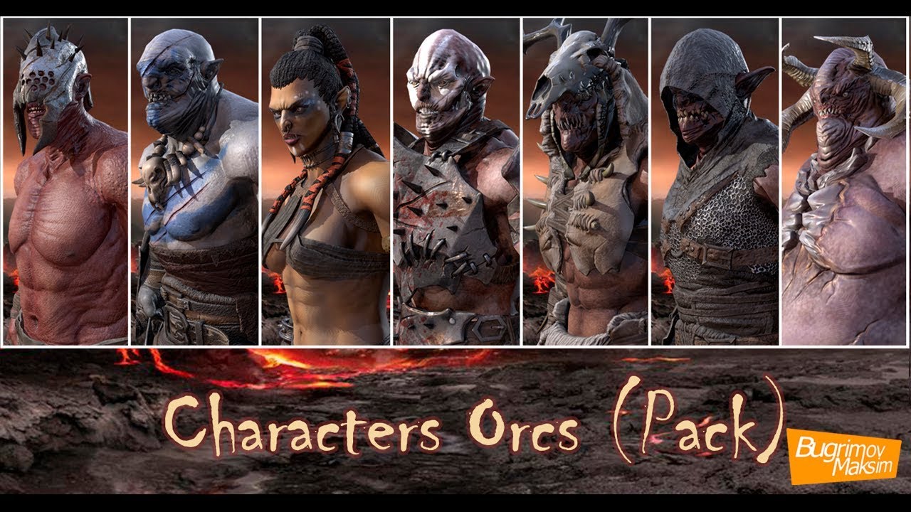 Characters Orcs Pack