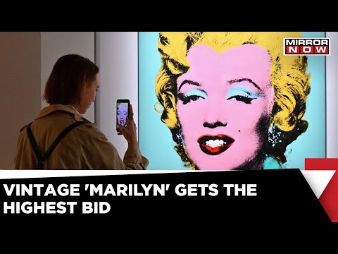 Warhol's Marilyn Monroe Painting Sold For Record-Breaking $195m | Andy Warhol | English News