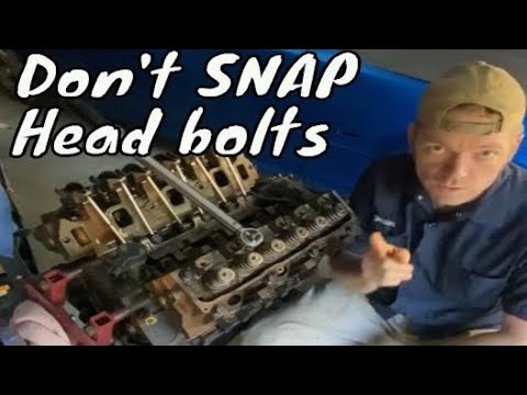 How to correctly torque your head bolts, head and gasket on Ford Ranger. How to build an OHV Engine.