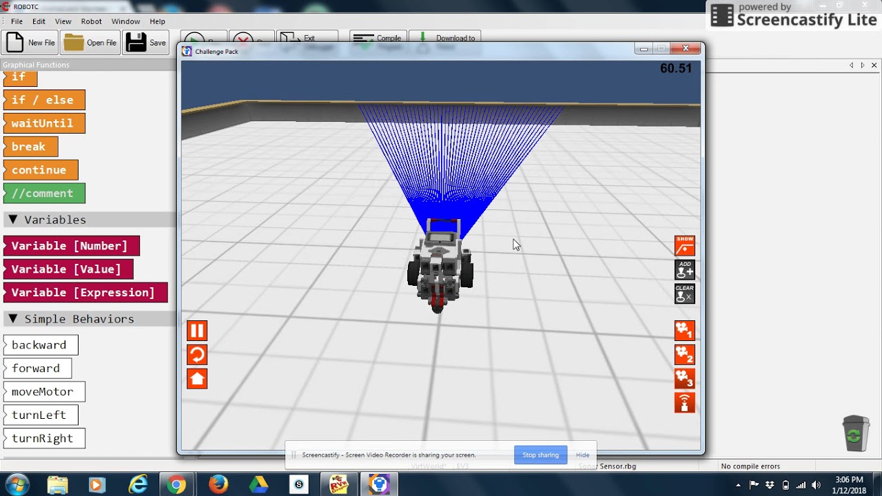 How to program the Sonar Sensor in RobotC