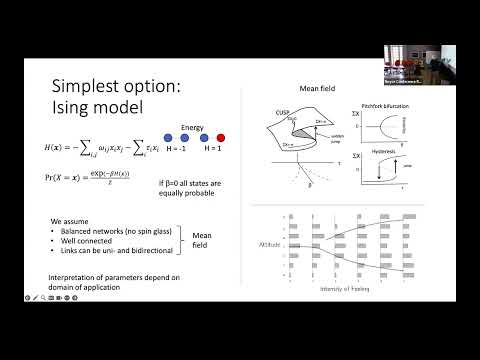 Modeling Psychological Systems with Ternary Spin Models