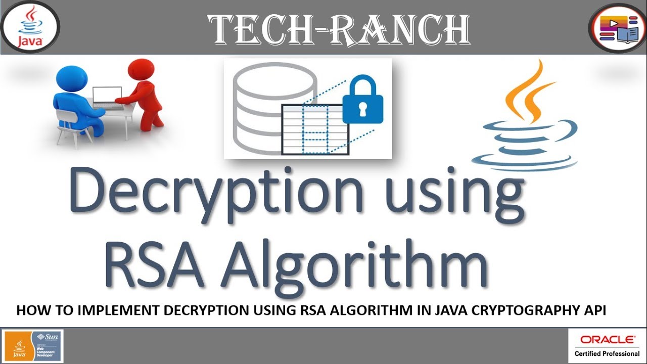 How to implement Decryption in Java ? | Algorithm & Implementation | @TechRanch