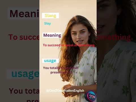 Top 5 Gen Z slangs you must know in 2024 #p1 #Gen Z English #shorts