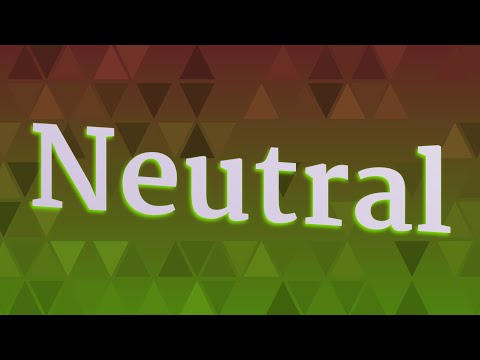 NEUTRAL pronunciation • How to pronounce NEUTRAL