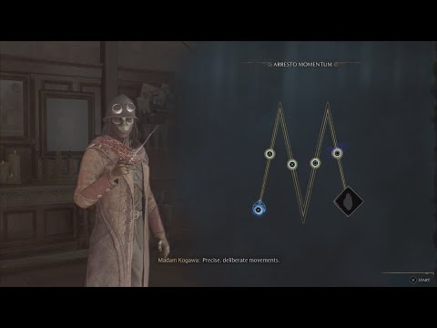HOW TO UNLOCK ARRESTO MOMENTUM SPELL - HOGWARTS LEGACY MADAME KOGAWA ASSIGNMENT 2