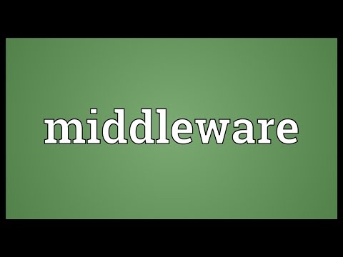 Middleware Meaning