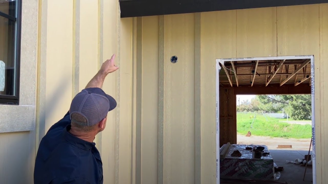 Hardie Board and Batt Siding Installation