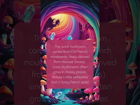 "The French Origins of the Word 'Mushroom'" #wordscapedia
