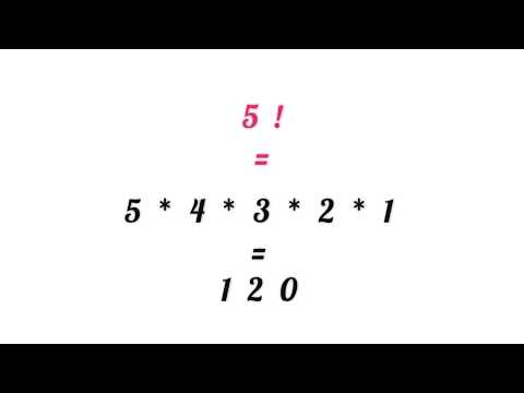 Factorial of Number Five - 5!