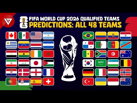🔴 FIFA World Cup 2026 Predictions: All 48 Teams Qualified