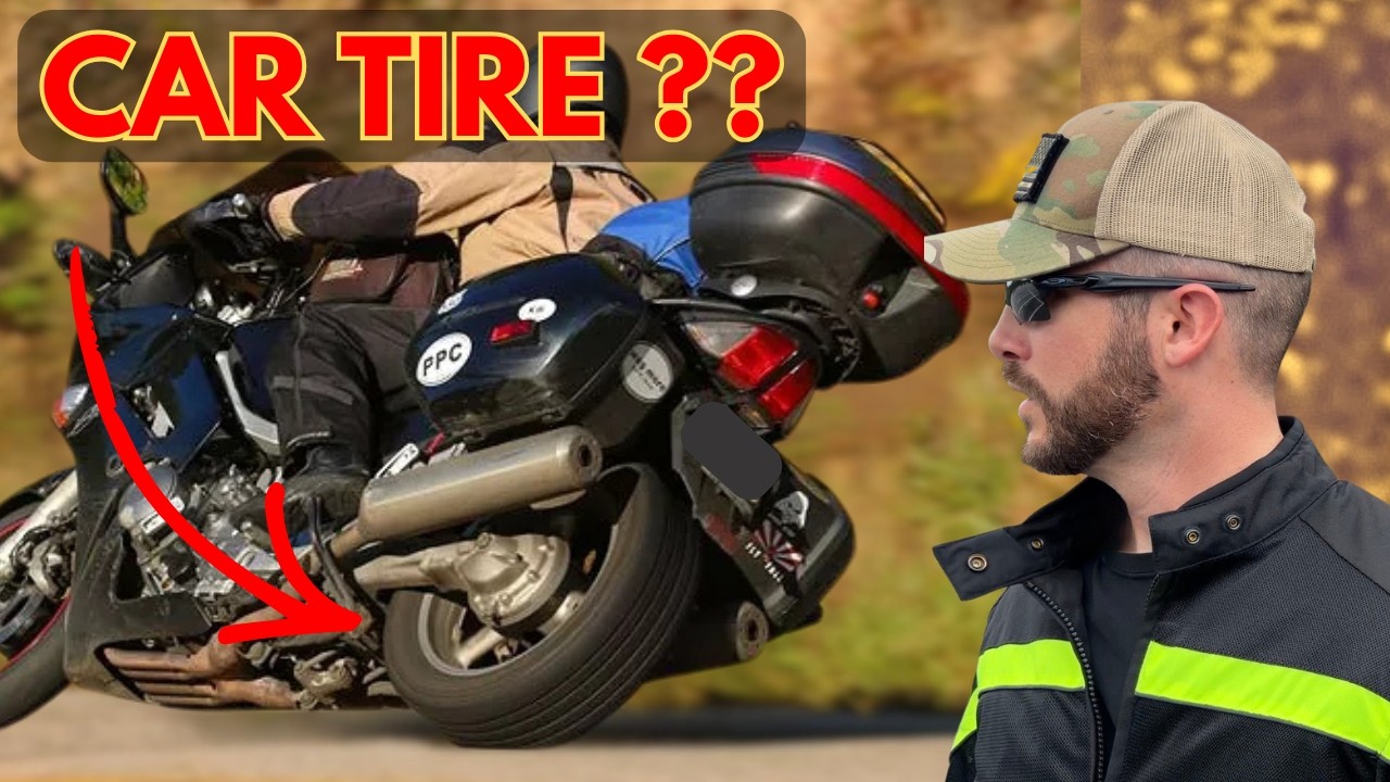 I rode a Motorcycle with a CAR TIRE... Here’s the Truth…