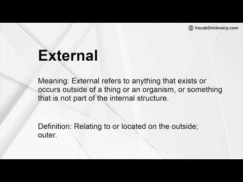External Meaning