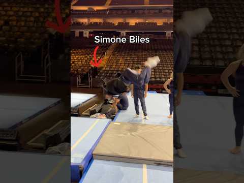 “Simone can’t beat the men” 😅 #gymnastics #gymnast #sports #gymnast #olympics #olympic #d1