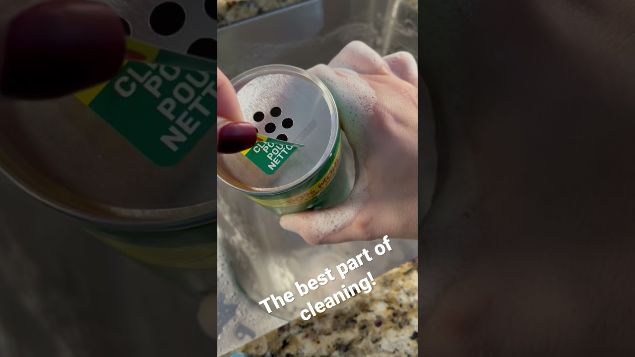 Comet sink cleaning asmr