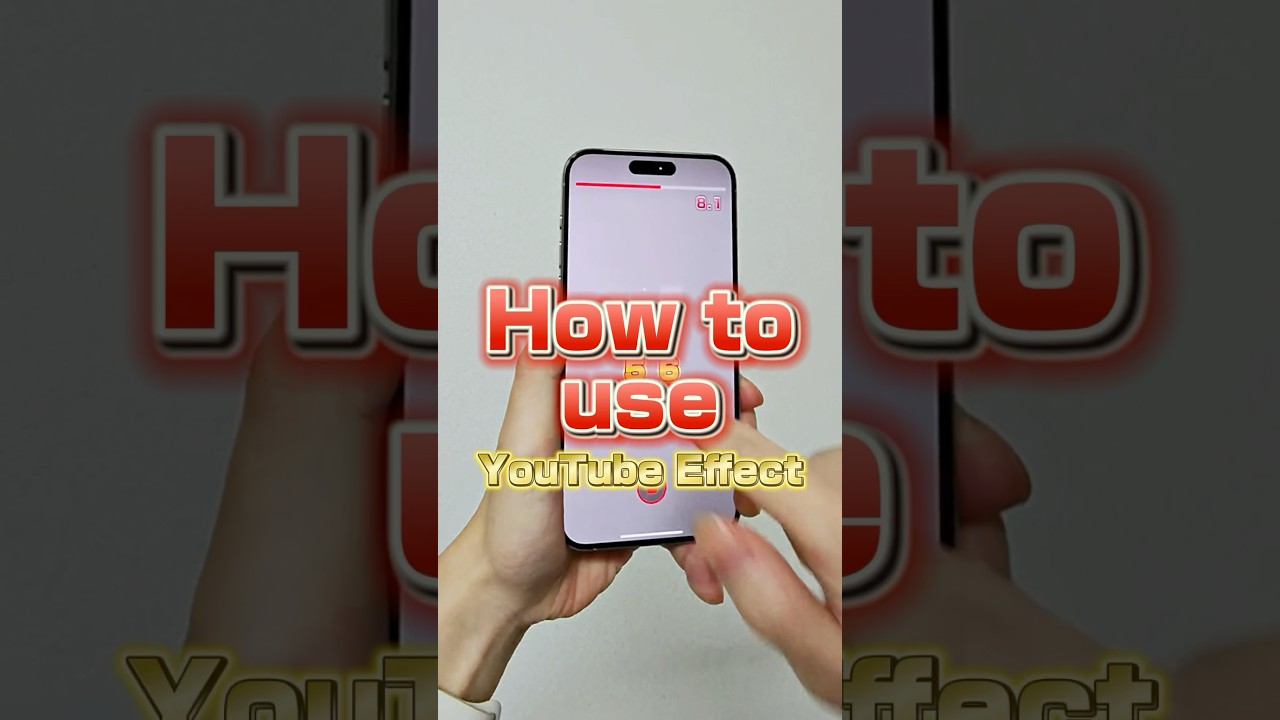 YouTube Effect | How to use YouTube Effect #effectmaker #filter #effects