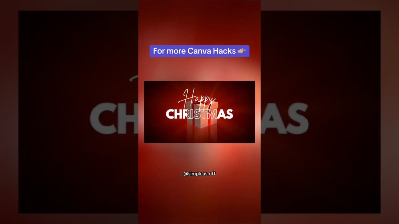 Design the Perfect Christmas Gift Invitations Using Canva! 🎉🎊 #Teamobaid #canva #canvaforbeginner