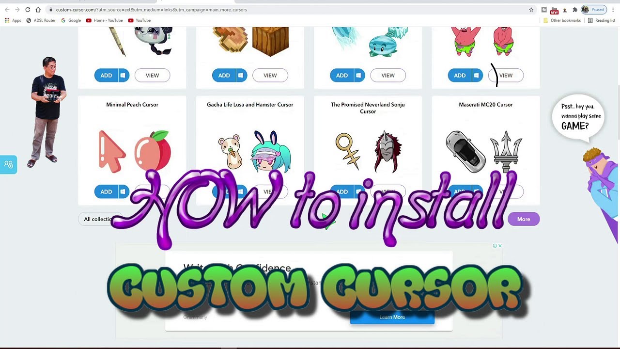 CUSTOM CURSOR II Google Chrome Extension