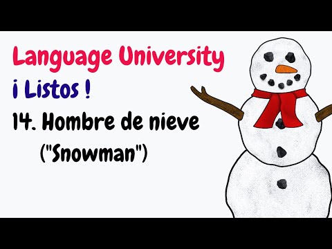 Hombre de nieve ("Snowman") | Spanish Lyric Video
