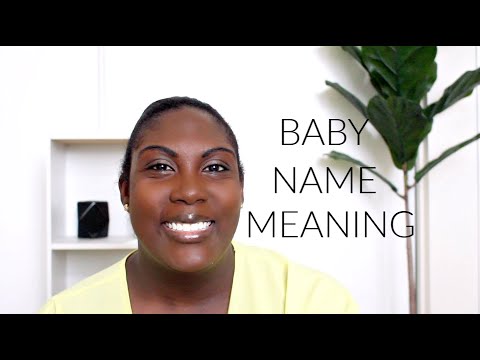 NAME MEANING | Baby Boy Name | Michelle Claire