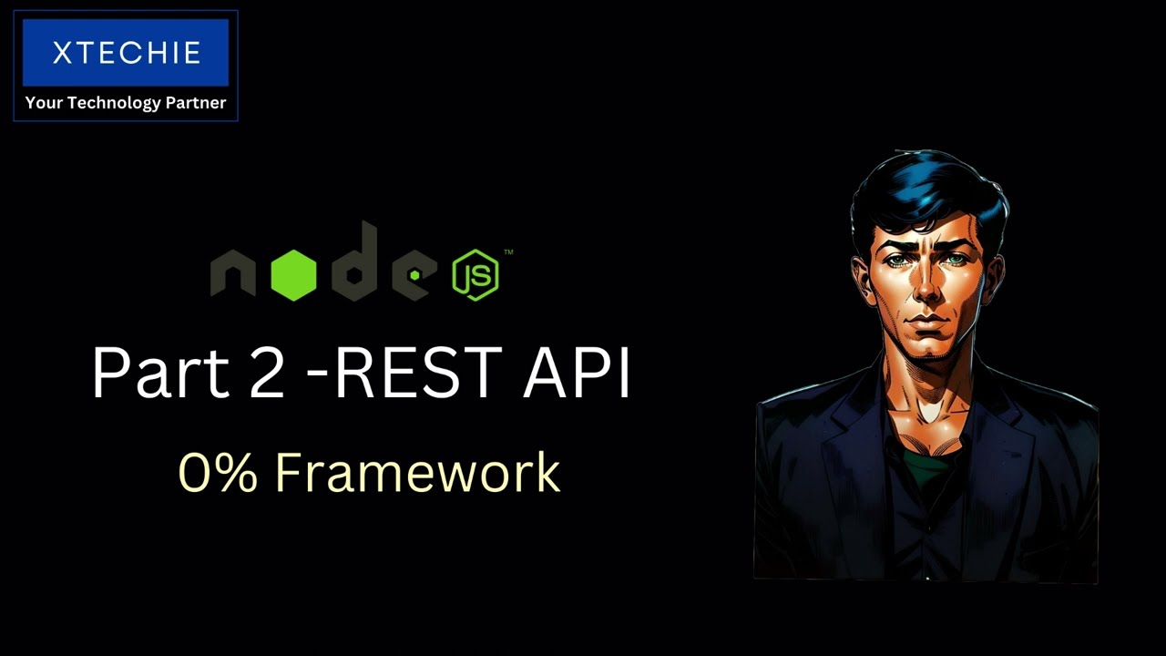 Part 2, Create REST API  using Vanilla Node JS. 0% Framework.