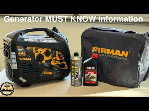 Firman 2000 watt generator - What to know before you buy it!