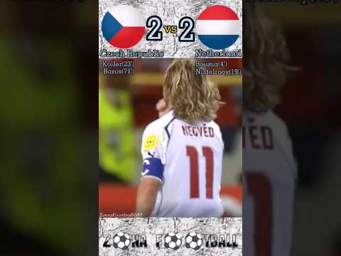 Czech Republic vs Netherland 3-2 | Euro 2004 | Highlight Match #youtube #football #shortvideo