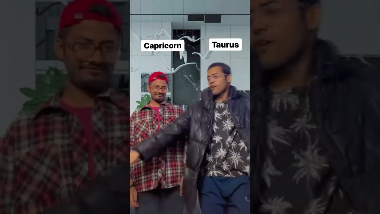 When a Capricorn meets a Taurus!! #shorts #memes
