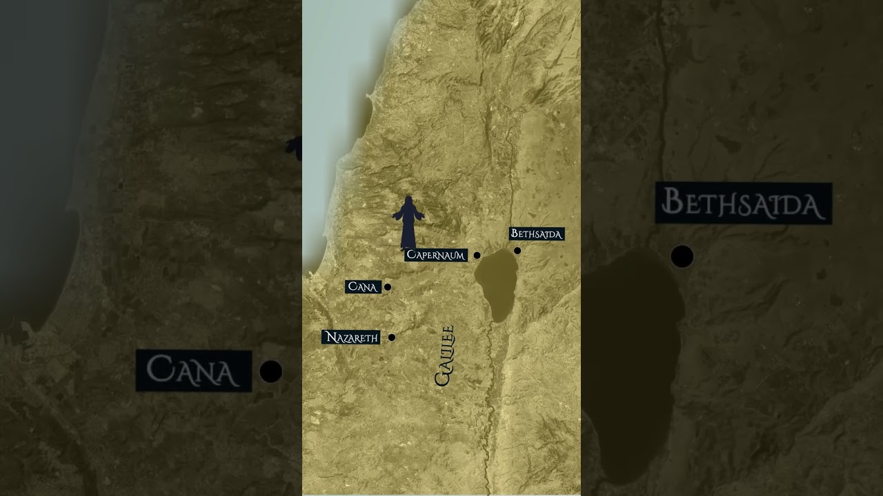 The Life of Jesus on a Map 🌍✝️