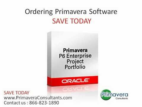 Buy Oracle Primavera P6 Software Online