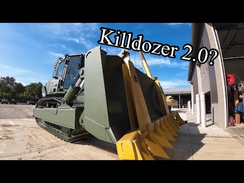 We modified an ex military Deere 850J dozer for a customer and some other random shop projects