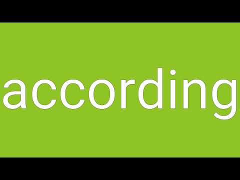 According Definition & Meaning
