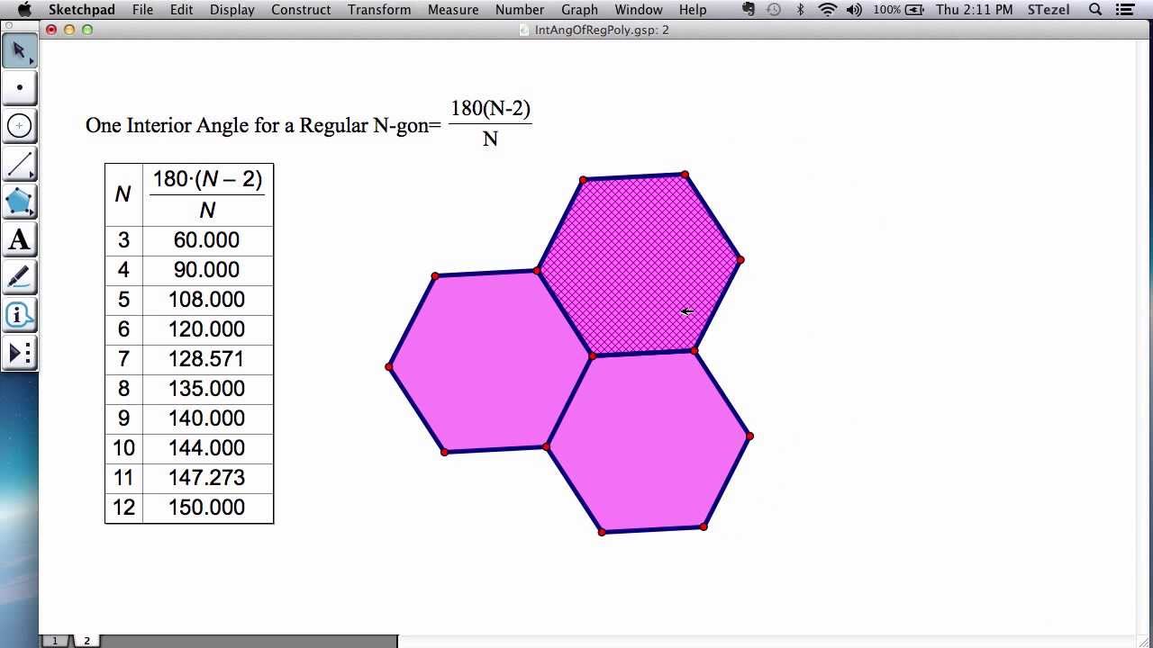 Tessellations (2): Regular Polygon Construction