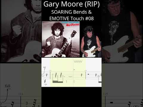 SOARING Gary Moore OUTRO Theme pt.08 (The Loner #tabs)