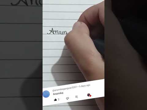 Anamika name signature #anamika π₯°π₯°π₯° comment your names