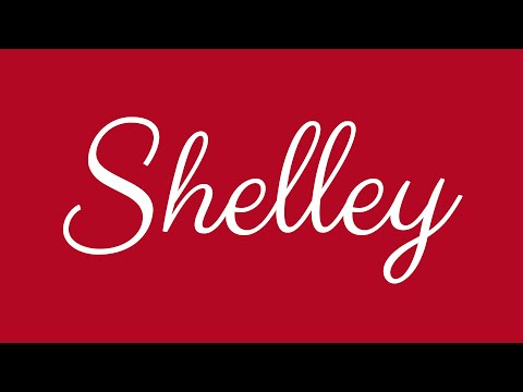 Learn how to Sign the Name Shelley Stylishly in Cursive Writing
