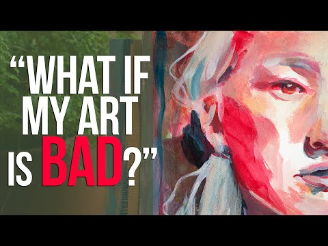 "WHAT IF MY ART IS BAD?" - Q&A and Acrylic Painting